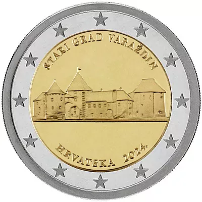 2 Euros Conmemorativos Croacia 2024 Ciudad De Vara din